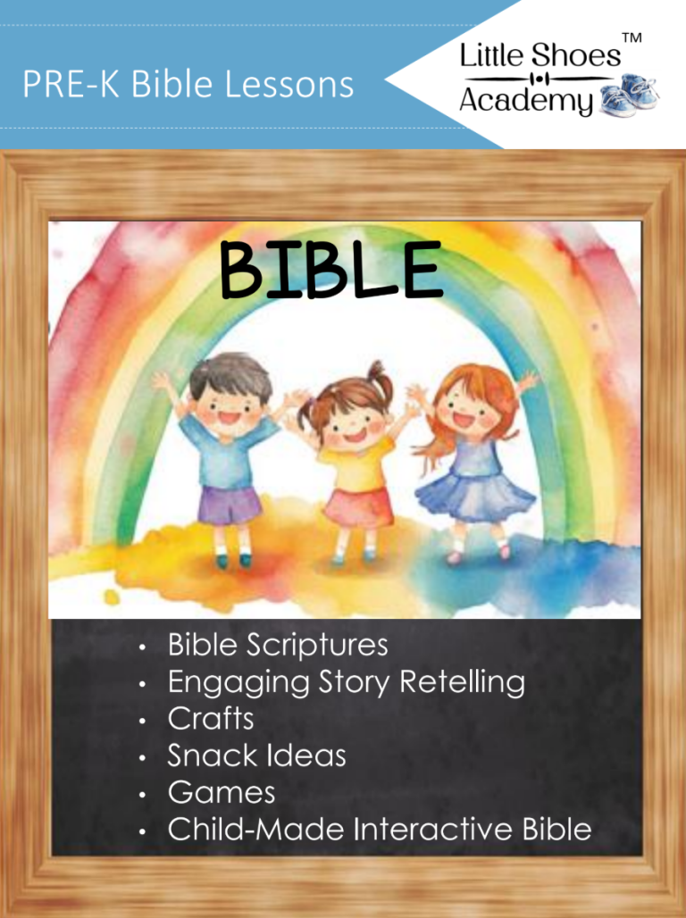 Bible Curriculum PreK – FREE – Little Shoes Academy