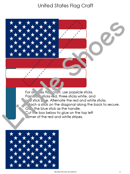 Kindergarten – Social Studies – American Symbols – Little Shoes Academy